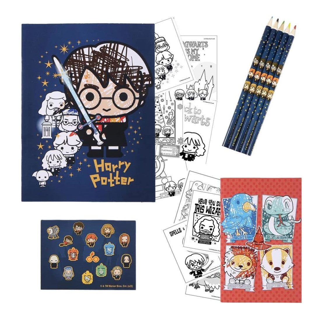 Set libro da colorare con matite di Harry Potter – Il Negozio delle ...