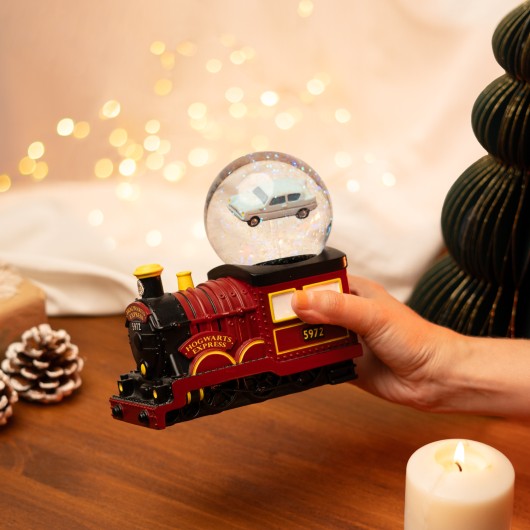 Snow Globe Hogwarts Express con Ford Anglia – Il Negozio delle Necessità